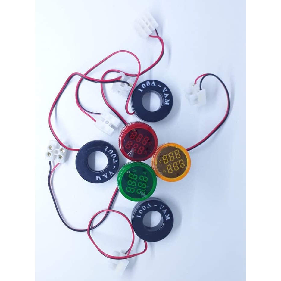 Jual Larkin LD16 - 22VA Pilot Lamp With Ammeter And Voltmeter Digital ...