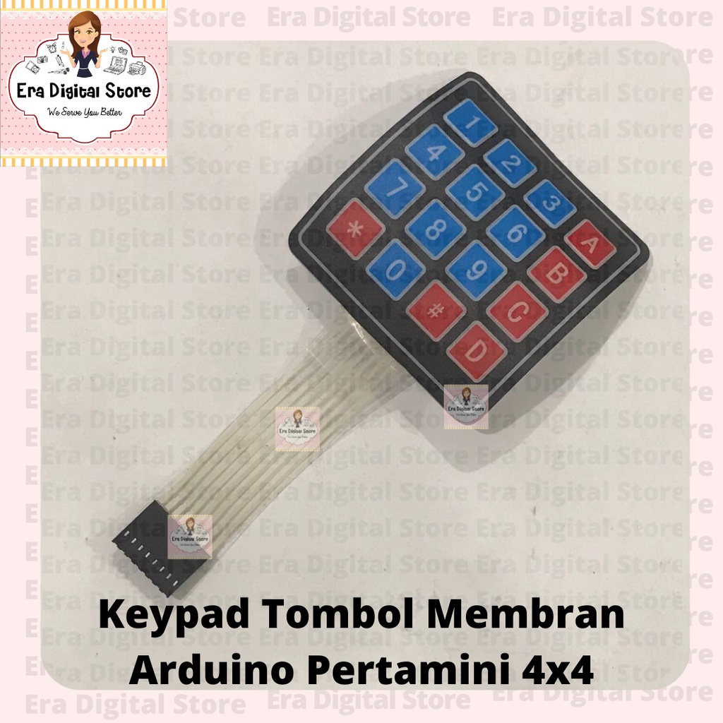 Jual Keypad Tombol Membran Arduino Pertamini 4x4 Shopee Indonesia