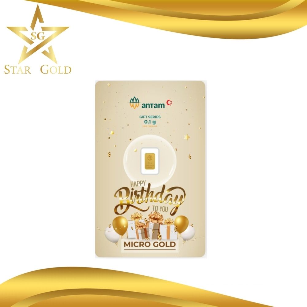 Jual Star Gold Logam Mulia Micro Gold Antam Hartadinata 0.1 Gram ...