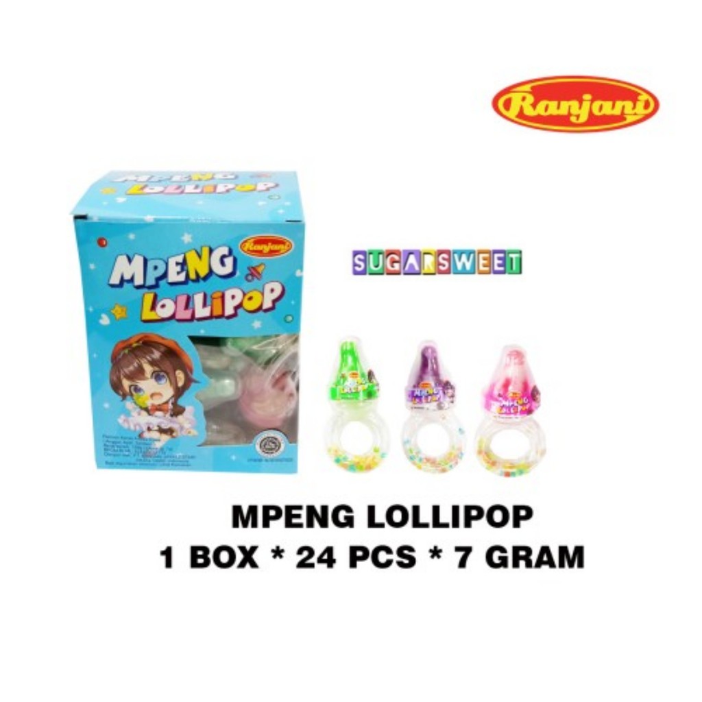 Jual Permen Ranjani Mpeng Lollipop (1 pack isi 24 pcs) | Shopee Indonesia