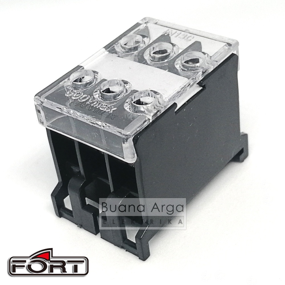 Jual FORT Terminal Block Type IN 20A / IN-13 3 Pole | Shopee Indonesia