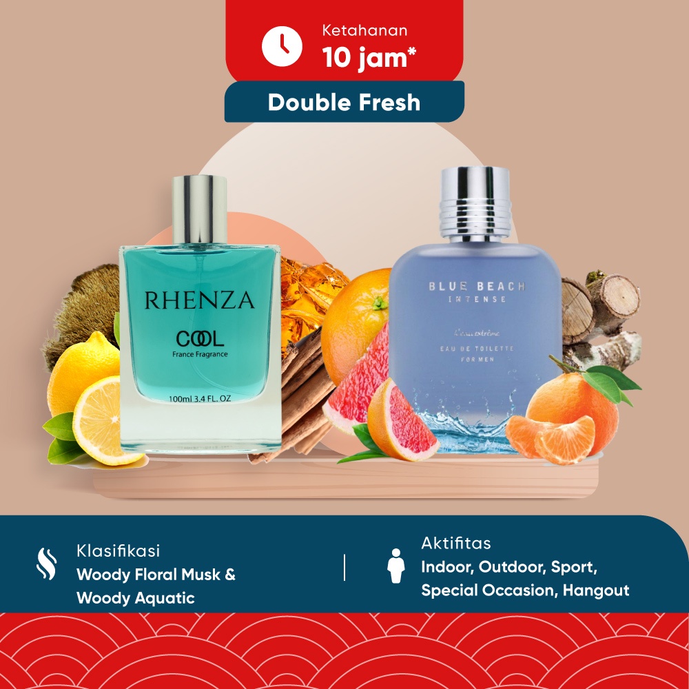 Jual Parfum Pria Promo Bundling Parfum Original Double Fresh Men Tahan ...