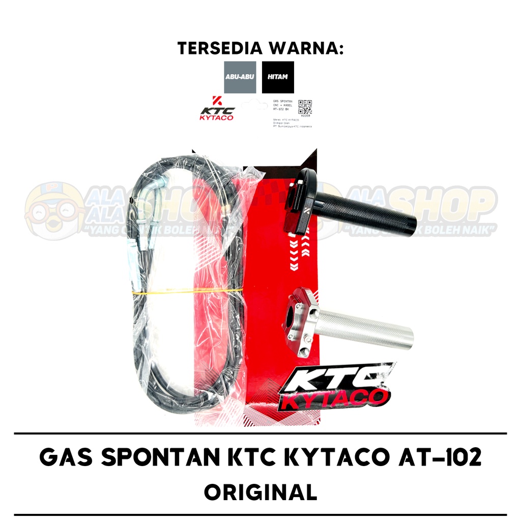 Jual Gas Spontan CNC KTC Kytaco AT-102 2 Kabel Original | Shopee Indonesia