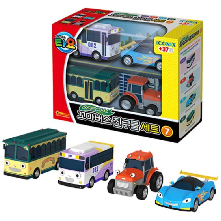 Jual Mainan Tayo The Little Bus 119008 4 Style Mini Cars Set #6 ...