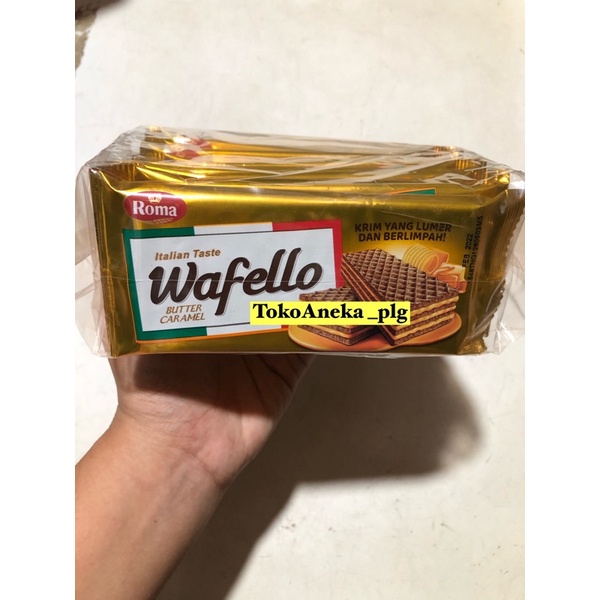 Jual Roma Wafello Butter Caramel Renceng | Shopee Indonesia