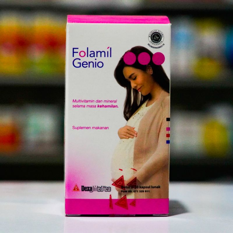 Jual Folamil Genio isi 30 Kapsul | Shopee Indonesia
