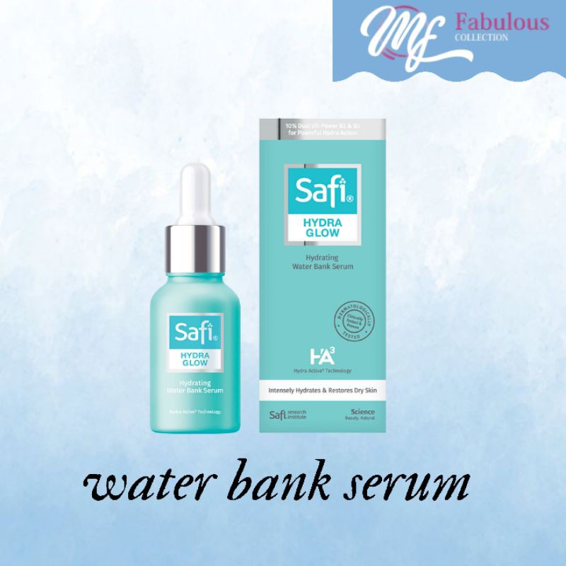Jual SAFI HYDRA GLOW HYDRATING WATER BANK SERUM | Shopee Indonesia