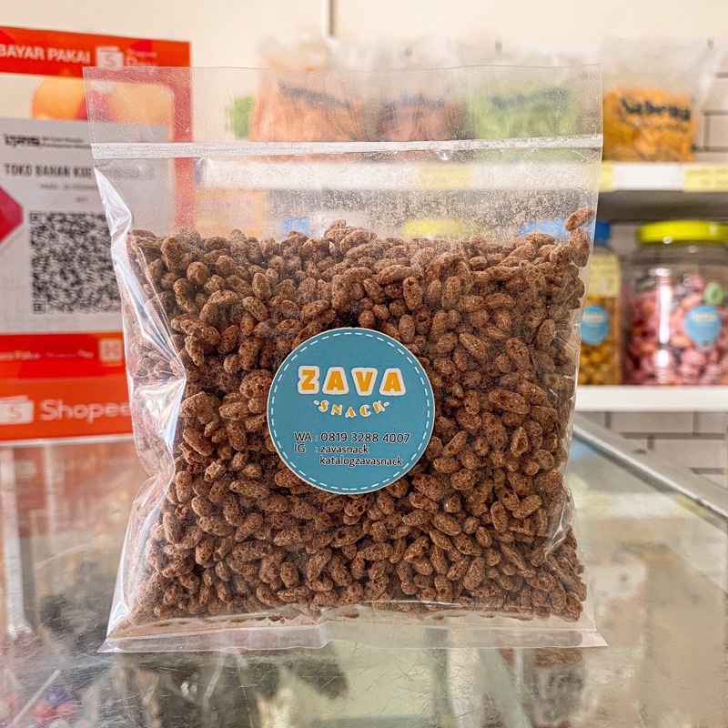 Jual SNACK KEMASAN CEREAL RICE CRISPY COKLAT | cemilan murah enak ...