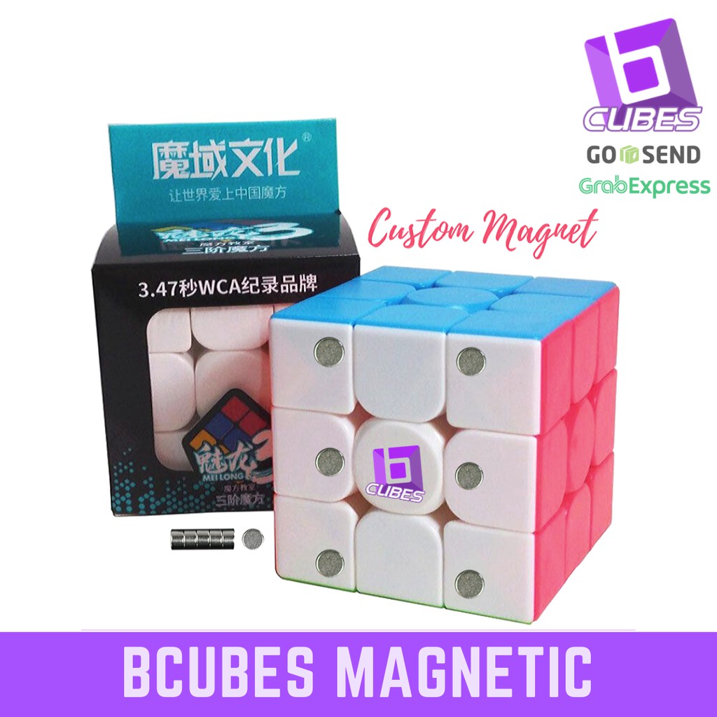 Jual Cube 3x3 - Meilong M - Meilong 3x3 Magnetic - Meilong Magnetic 3x3 ...
