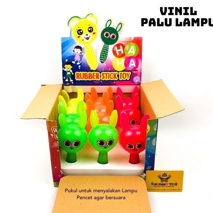 Jual (KARET) MAINAN PALU CIT LAMPU KARET CIT STICK HAHA | Shopee Indonesia