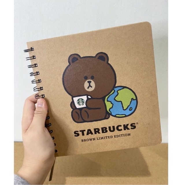 Jual Starbucks Notebook Line Friends Earth Day 2022 Limited Edition ...