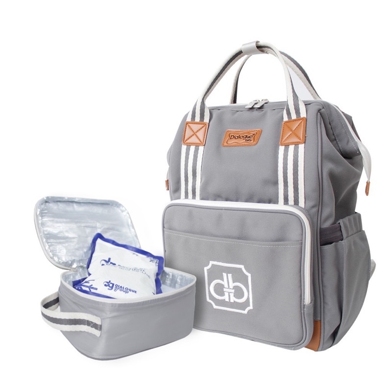 Jual Classy Diaper & Cooler Bag by Dialogue Baby (New Ex Kado) | Shopee ...