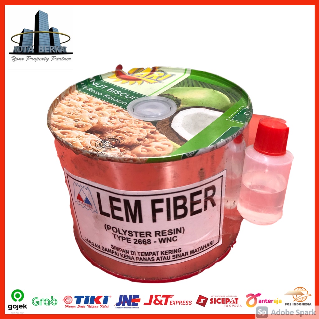 Jual LEM FIBER KALENG (POLYSTER RESIN TYPE 2668 - WNC) | Shopee Indonesia