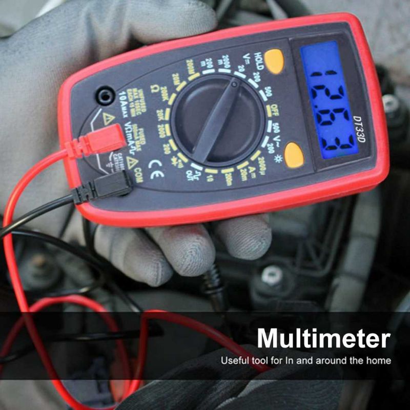 Jual Multimeter Digital Mini Pocket Avometer Kecil Voltmeter Kantong ...