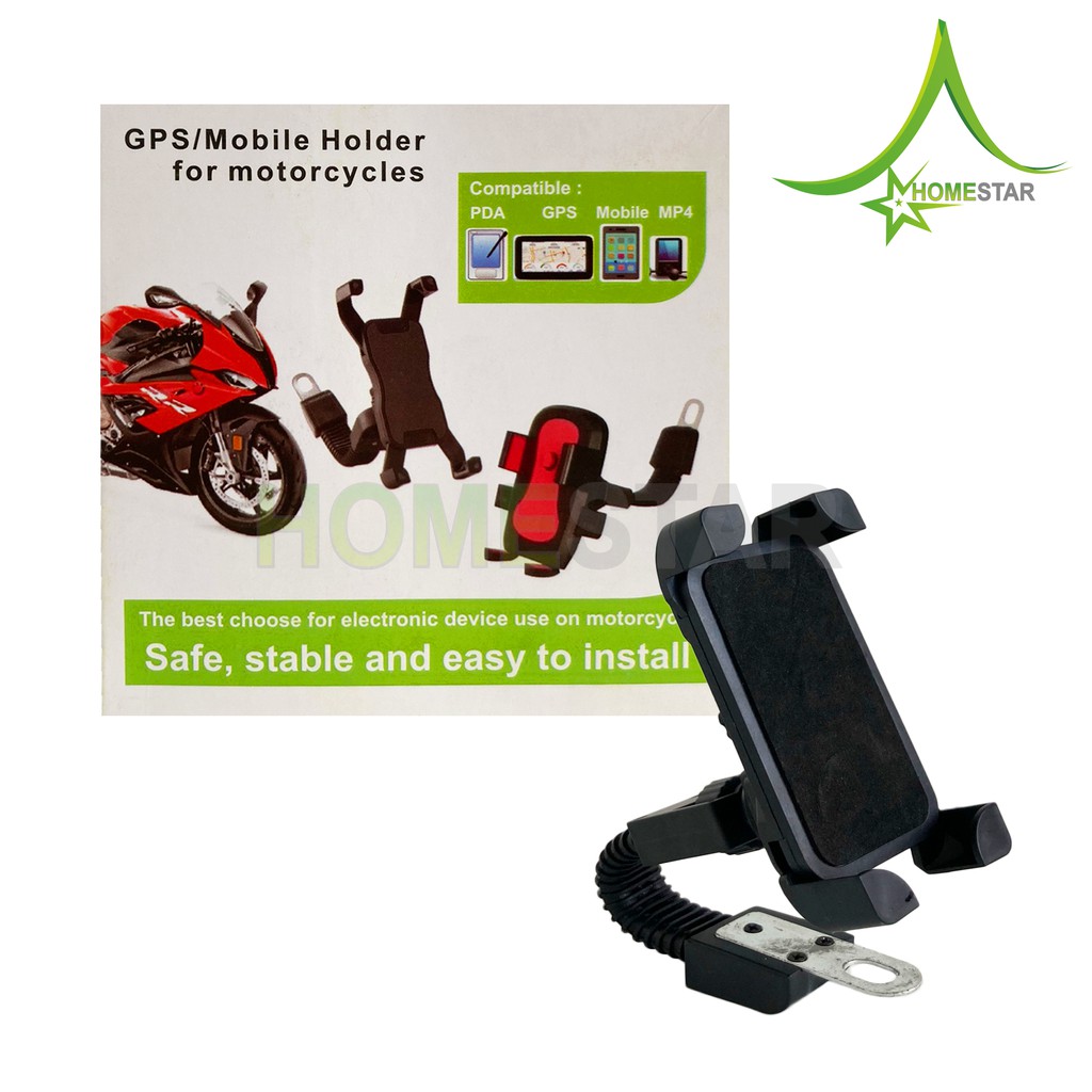 Jual Holder HP Motor/Tempat Handphone Pasang di Motor/Dudukan HP untuk Maps | Shopee Indonesia