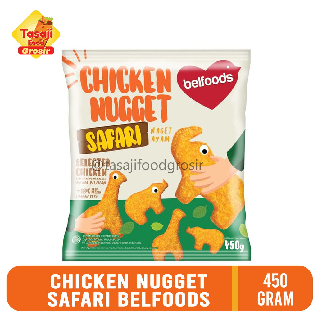 Jual Chicken Nugget Safari 450 Gram Belfoods - Grosir | Shopee Indonesia