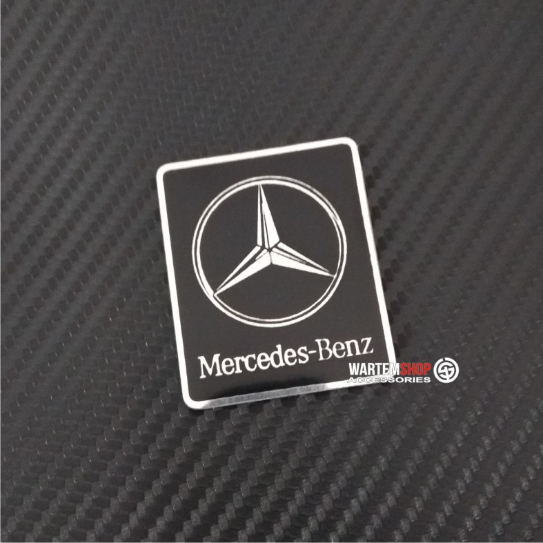 Jual EMBLEM MOBIL STAINLESS MB LOGO | Shopee Indonesia