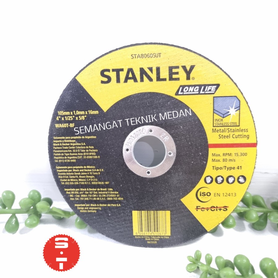 Jual BATU MATA GERINDA POTONG CUTTING BESI INOX STAINLESS STEEL 4 ...