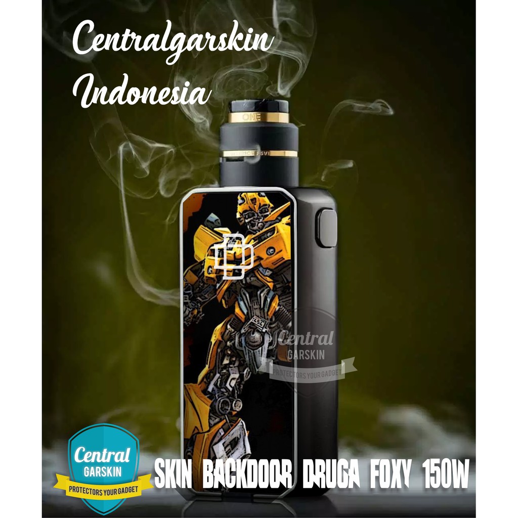Jual Stiker Garskin Skin backdoor druga foxy bumblebee strong | Shopee ...