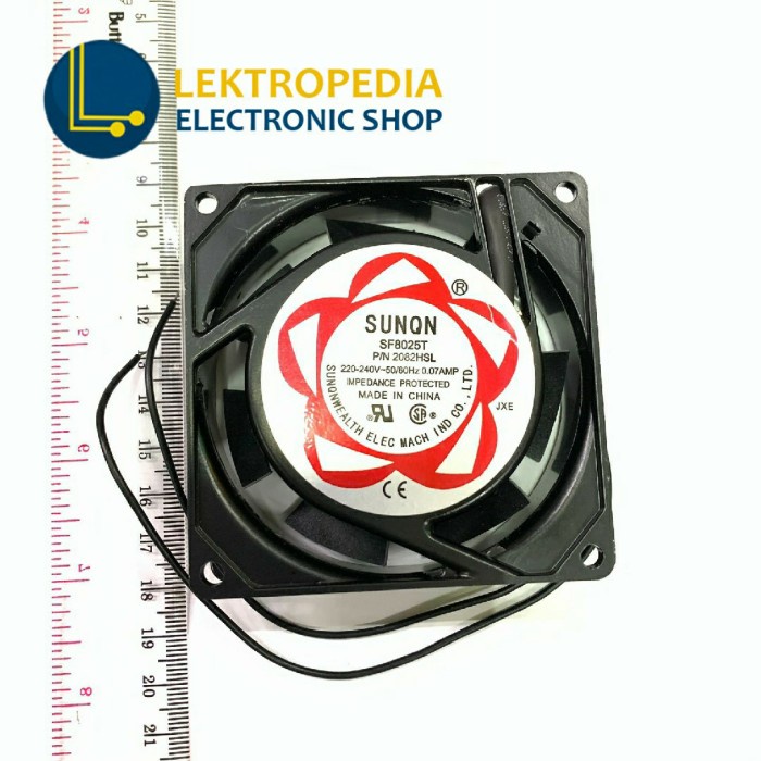 Jual Fan AC 220V 8cm SUNON Kipas Cooling 8 cm 220 V Volt 220Volt 8x8 ...