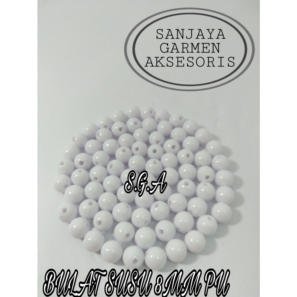 Jual Manik Bulat / Mote Susu / Manik Susu / Manik Susu Pastel / Mote Bulat / Manik Susu Bulat ...