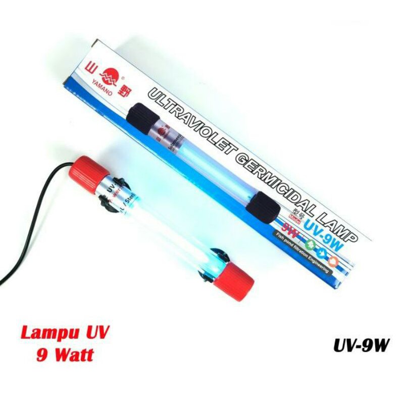 Jual LAMPU ANTI LUMUT BAKTERI ULTRAVIOLET GERMICIDAL LAMPU YAMANO UV 9 WHATT | Shopee Indonesia