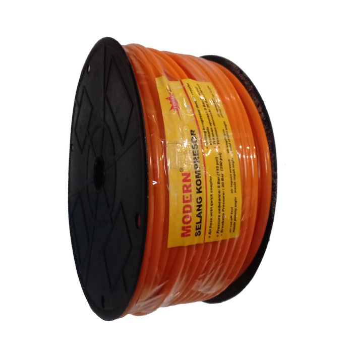 Jual MODERN Selang Angin 8 x 5 mm PU Recoil Hose 100 M selang ...
