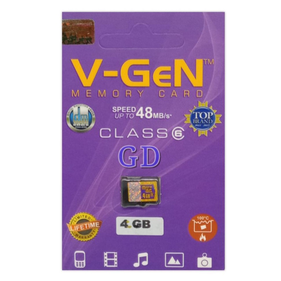 Jual V-GeN 4GB Micro SD Class 6 | Shopee Indonesia