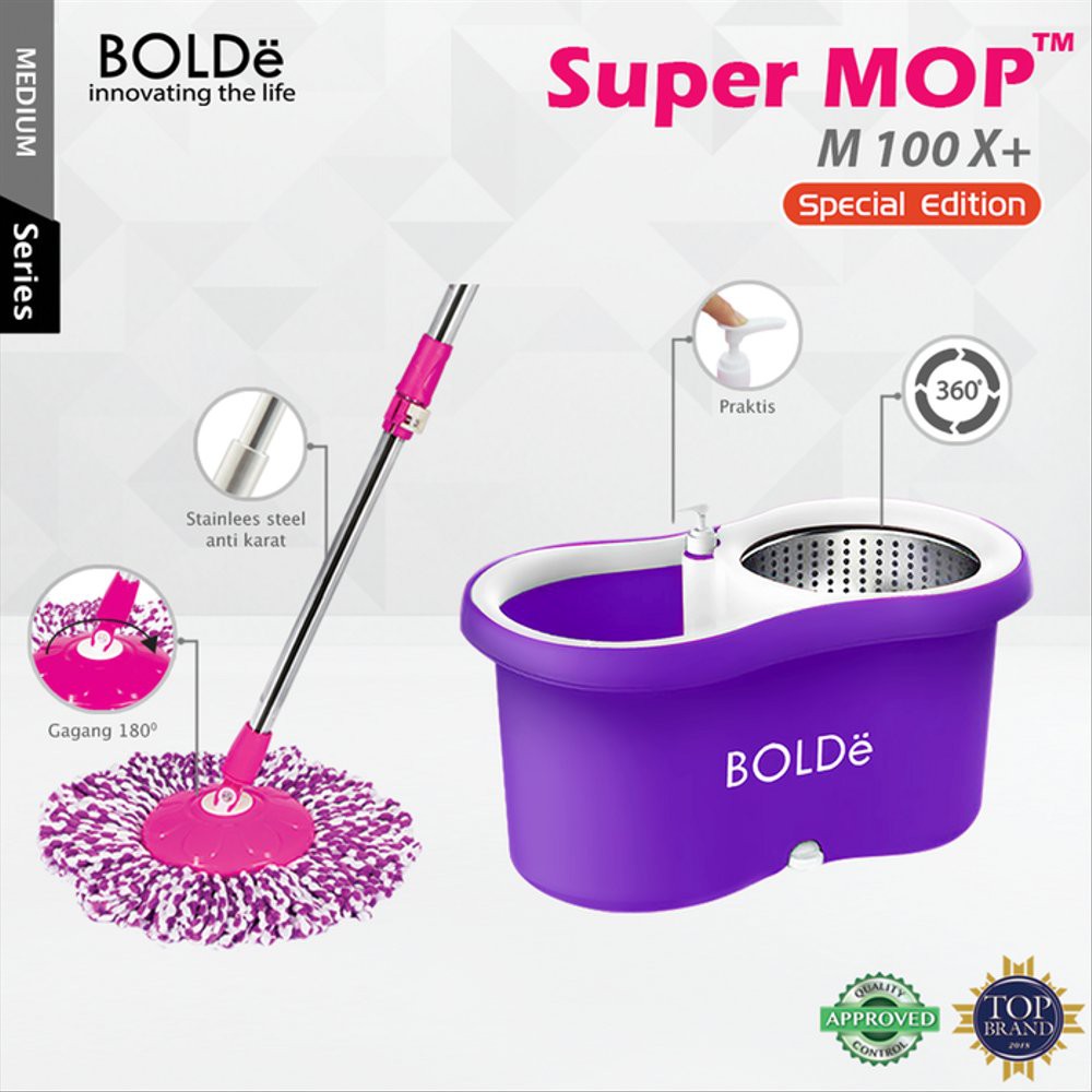 Jual Bolde Super MOP M-100x Bolde Supermop M100x Alat Pel Supermop ...
