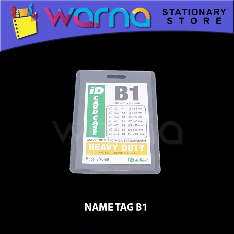 Jual ID CARD TEMPAT KARTU NAMA CARD HOLDER NAME TAG B1 | Shopee Indonesia