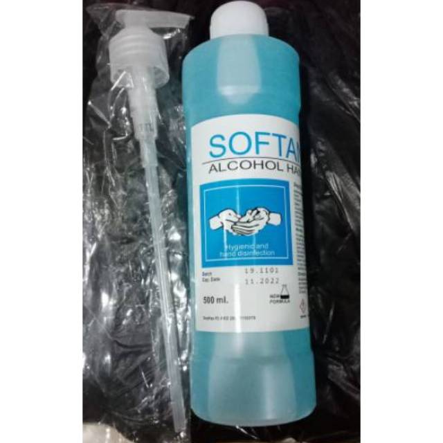 Jual Aseptic softanol 500 ml Hand Sanitizer Antiseptic handrub | Shopee ...