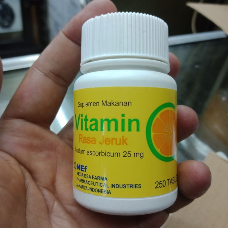 Jual VITAMIN C 25mg Rasa Jeruk 250tablet | Shopee Indonesia