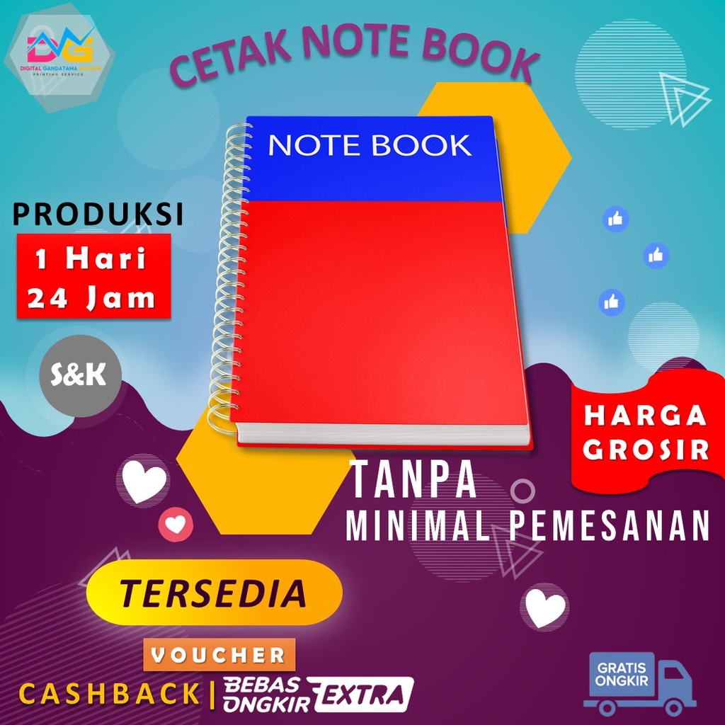 Jual CETAK NOTEBOOK A6 | Shopee Indonesia