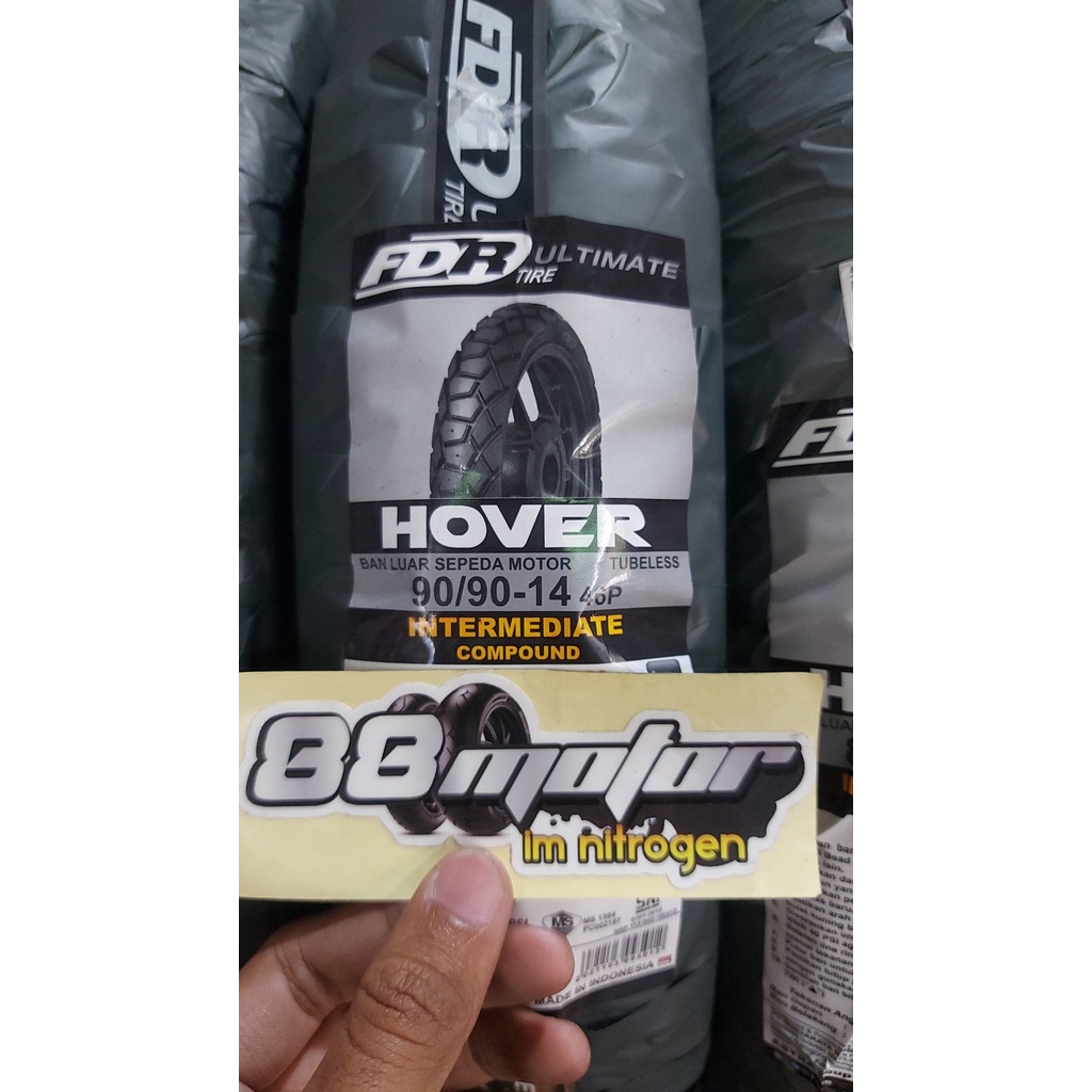Jual Ban FDR Hover 90/90-14 Tubeless, OFFLINE LEBIH MURAH | Shopee ...