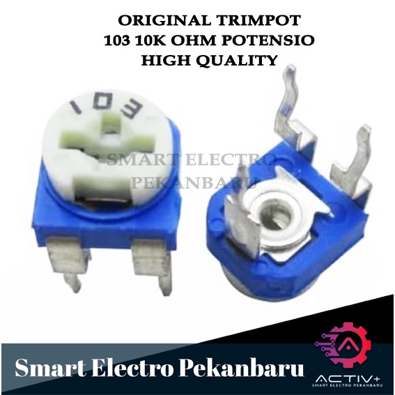 Jual ORIGINAL TRIMPOT 103 10K OHM POTENSIO METER Trimmer Variable ...