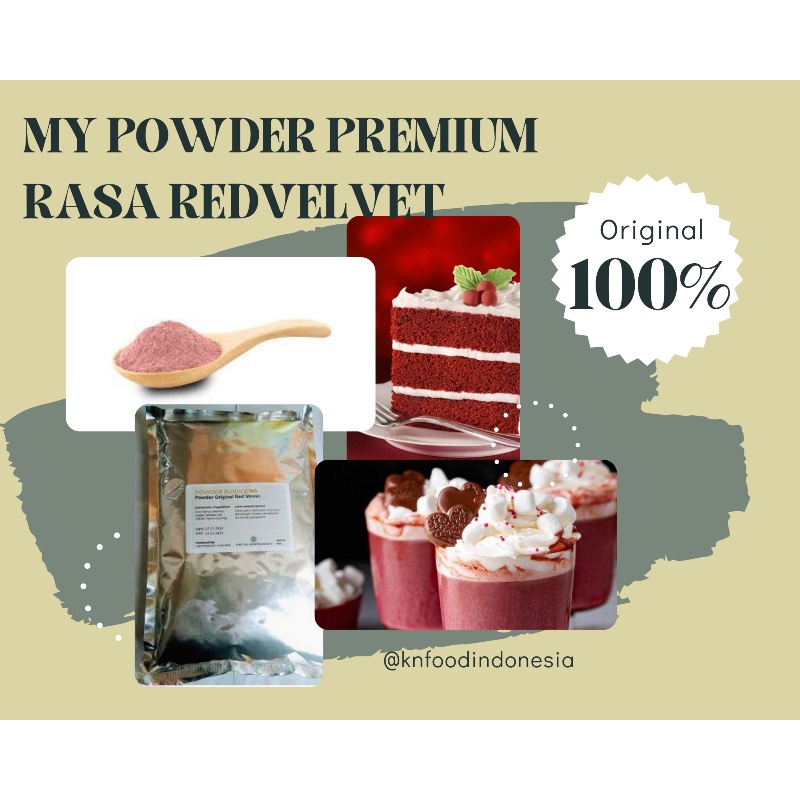 Jual POWDER PREMIUM RED VELVET 1 KG BUBUK MINUMAN INSTAN. | Shopee ...