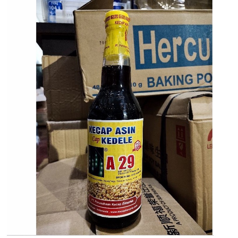 Jual Kecap Asin Kedele A29 botol kaca - 600 ml | Shopee Indonesia