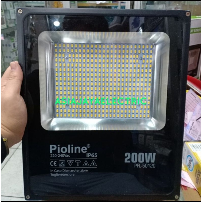 Jual LAMPU SOROT PIOLINE LED SMD 200W FLOOD LIGHT IP65 INDOOR OUTDOOR 200 WATT ORIGINAL | Shopee ...