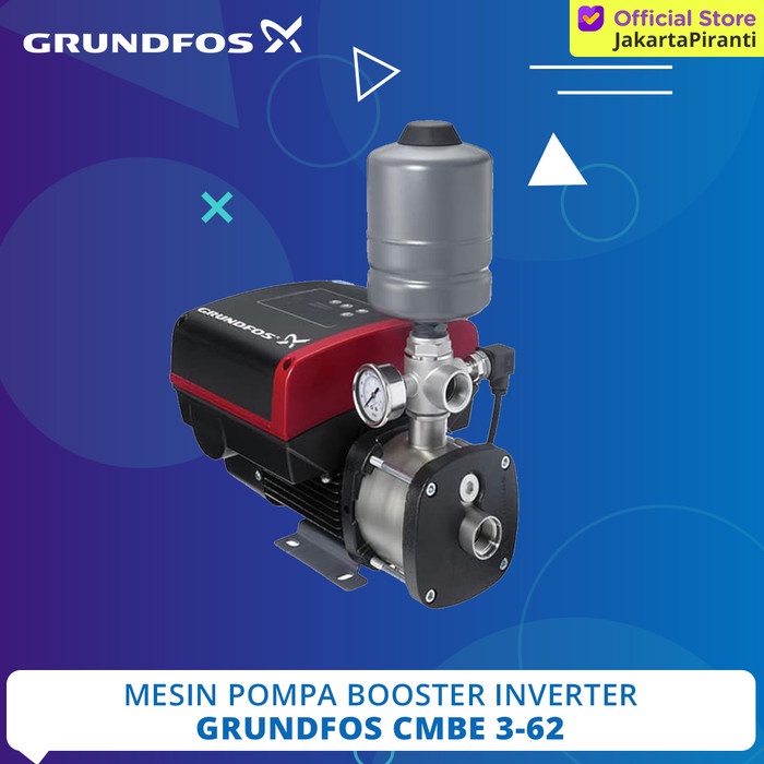 Jual MESIN POMPA DORONG BOOSTER PUMP GRUNDFOS CMBE 3-62 INVERTER ...