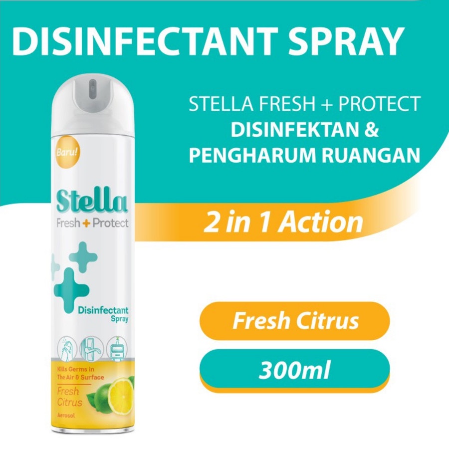 Jual DISINFEKTAN RUANGAN SPRAY SEMPROT 300 ML STELLA RUANGAN AIR ...