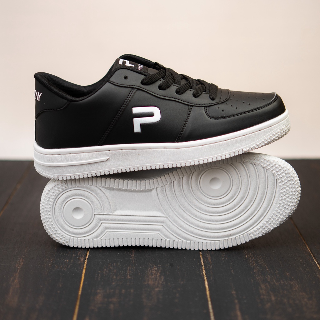 Jual PAULMAY - Sepatu Sneakers Pria Denver - Black White | Shopee Indonesia