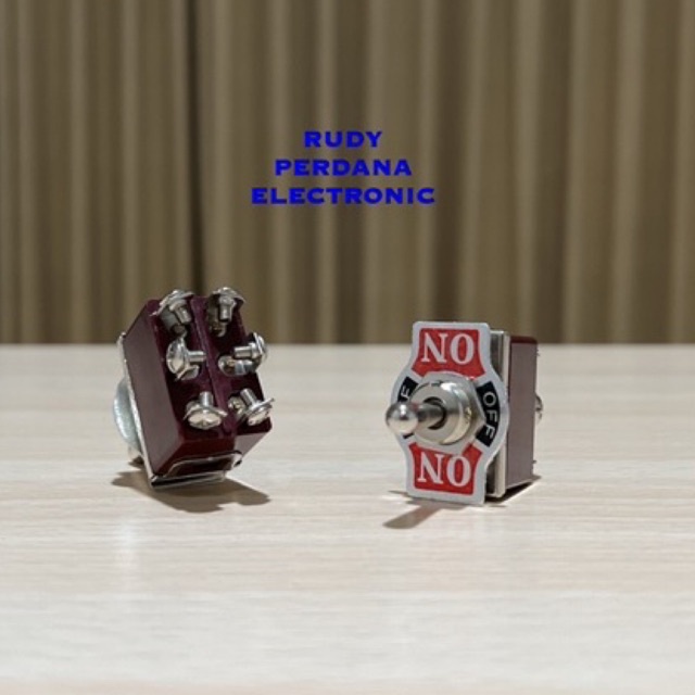 Jual SWITCH TOGGLE SAKLAR TOGLE 6 PIN (ON) OFF (ON) 6A 250V 10A 125V ...