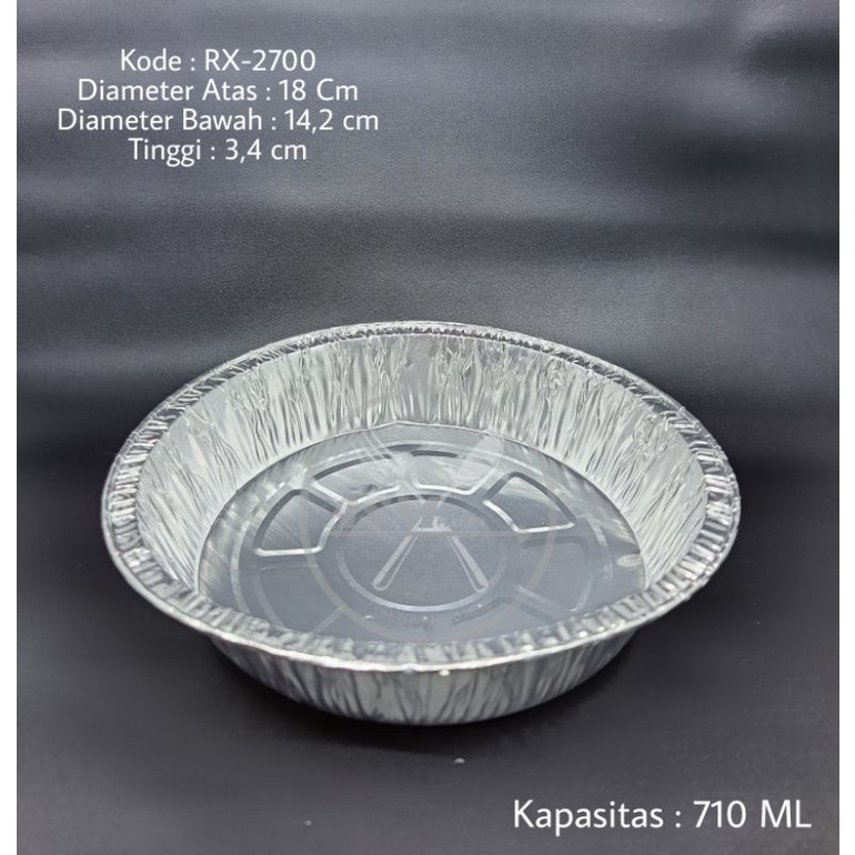 Jual Aluminium Foil RX-2700 / RX-725 (10 PCS ) TANPA TUTUP untuk ...