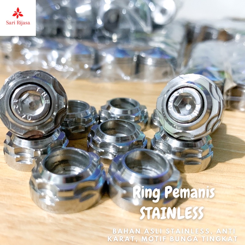 Jual Ring Baut Probolt Pemanis Stainless || drat 8 (L4), drat 10 (L5 ...