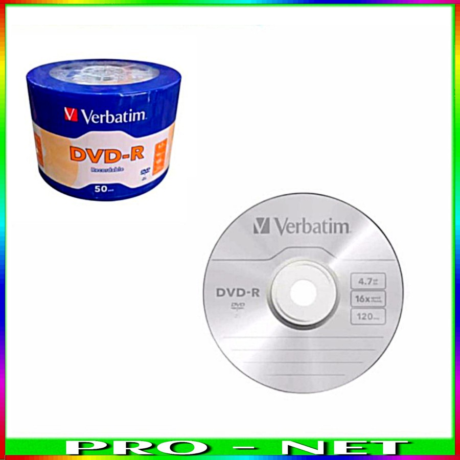 Jual DVD-R Verbatim isi tabung 50 pcs / per 50 pcs | Shopee Indonesia