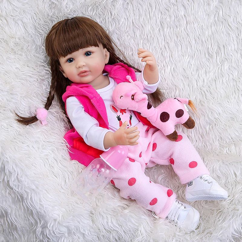 Jual Boneka Reborn NPK full body silicone reborn toddler girl doll ...