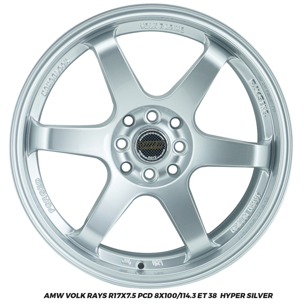 Jual Velg Mobil Rays Volk Te37 Ring 17x7.5 Pcd 4x100/114.3 ET 38 Hyper ...