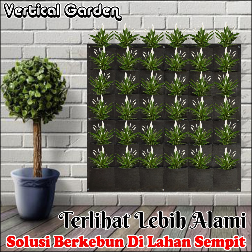 Jual Pot Vertical garden Bunga Dinding Tanaman Hias | Shopee Indonesia