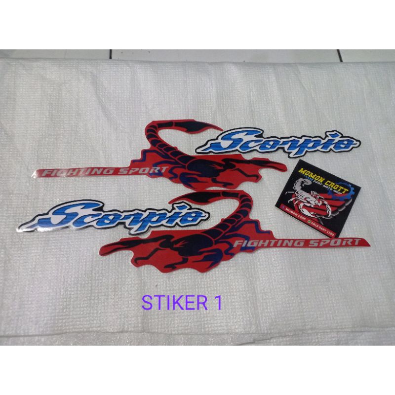 Jual stiker sticker Scorpio steko striping detail original Lis body ...