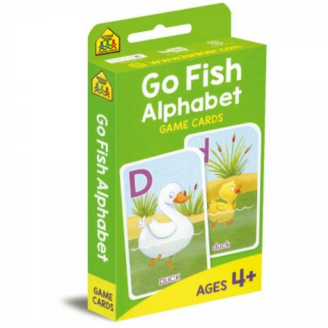 Jual School Zone Go Fish Alphabet Game Cards | Shopee Indonesia